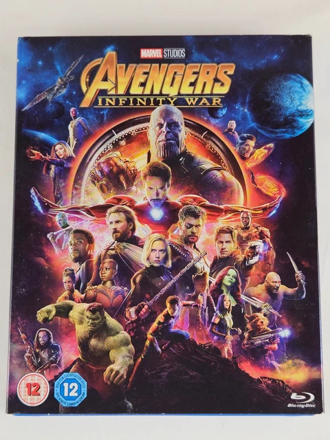 AVENGERS INFINITY WAR - With Slipcover Blu-ray Region ABC - Mint Disc ...