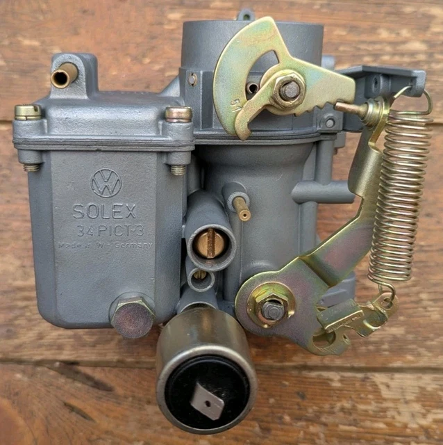 GENUINE ORIGINAL SOLEX VW 34 Pict 3 Carburettor Carb Aircooled Beetle ...