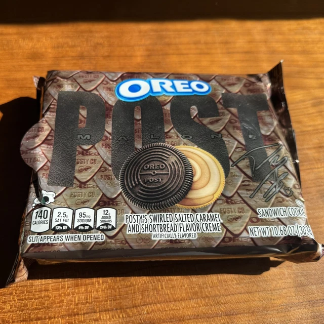 LIMITED EDITION POST Malone Oreo Salted Caramel Shortbread In Hand ...