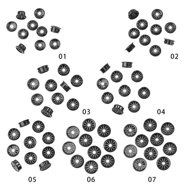 OFFICE LINE BOX Desk Table Cable Fastener Computer Grommet Wire Hole ...