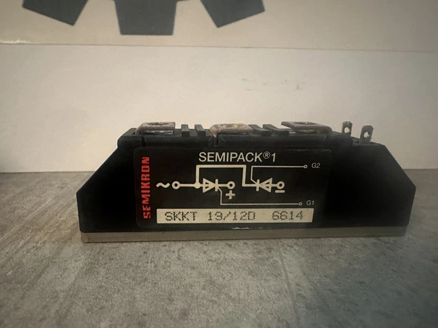 SEMIKRON SKKT 26/12D 6614 Semipack Thyristor Modul GEWÄHRLEISTUNG 12 Monaten EUR 11,00 - PicClick DE