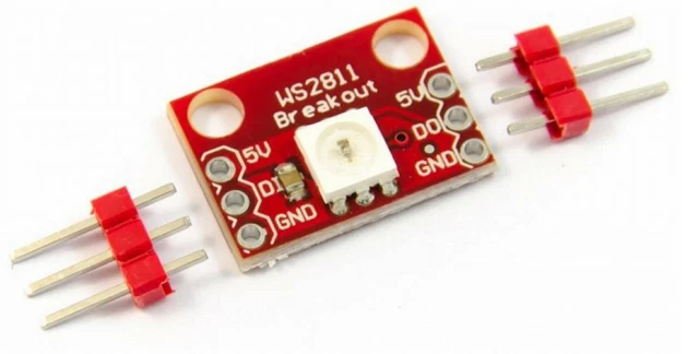 MÓDULO LED RGB WS2812 Direccionable Arduino Rojo Verde Azul Luz SMD $2. ...