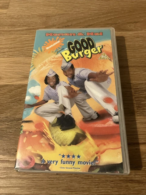 GOOD BURGER VHS Very Nickelodeon PAL English Language Version Vtg Retro ...