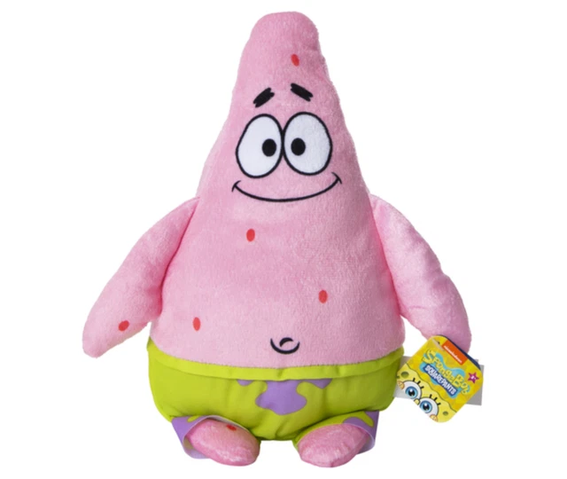 BRAND NEW NICKELODEON Spongebob Squarepants Patrick Pink 10" Plush Toy ...
