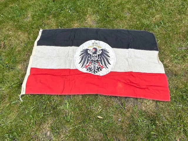 ORIGINAL WW1 IMPERIAL German Army Colonial Cotton Flag Dated 1915 £59. ...
