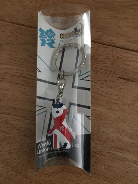 WENLOCK LONDON 2012 Olympics Mascot Union Flag Keyring Made By Hornby ...