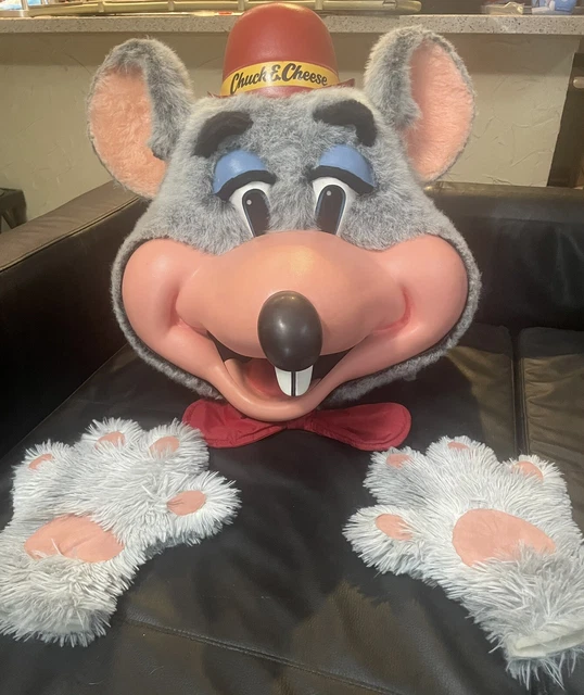 90S CHUCK E. Cheese walk around costume Head $5,431.34 - PicClick CA