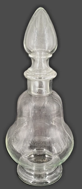 GRAND FLACON DE parfumeur fin XIXème en verre soufflé - Hauteur : 50 cm ...