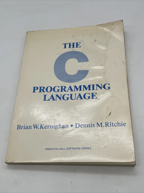 RARE THE C Programming Language Brian Kernighan Dennis Ritchie PB $75. ...