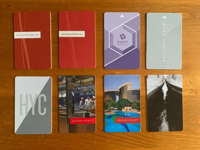 GRAND HYATT & Park Hyatt hotel key cards set $25.00 - PicClick