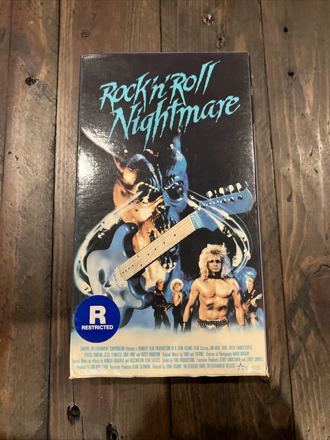 ROCK ‘N’ ROLL Nightmare Vhs Rare Oop 80S Horror Jon-Mikl Thor Demons ...
