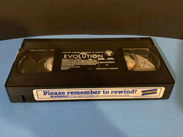 VHS EVOLUTION (DREAMWORKS, 2001) Sci-Fi Comedy David Duchovny See My ...
