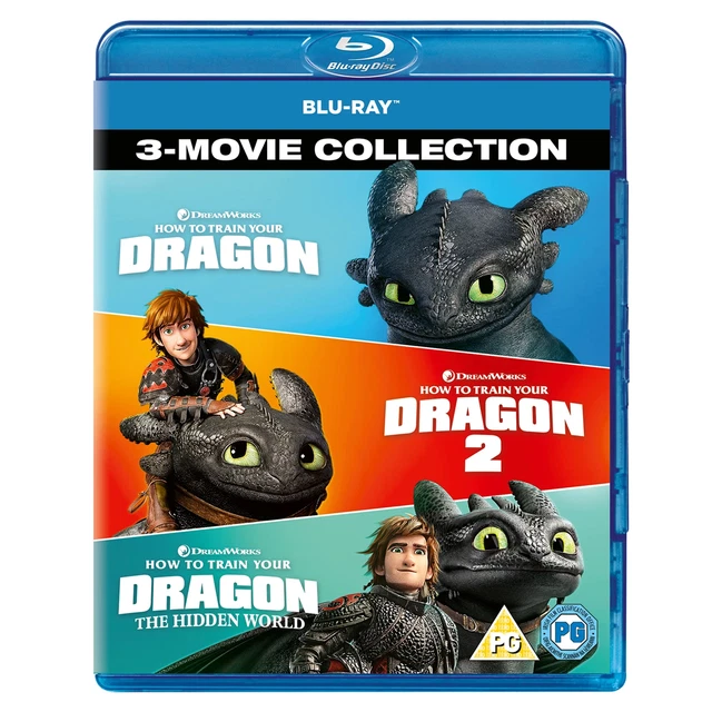 HOW TO TRAIN Your Dragon: 3-Movie Collection [PG] Blu-ray Box Set £14. ...