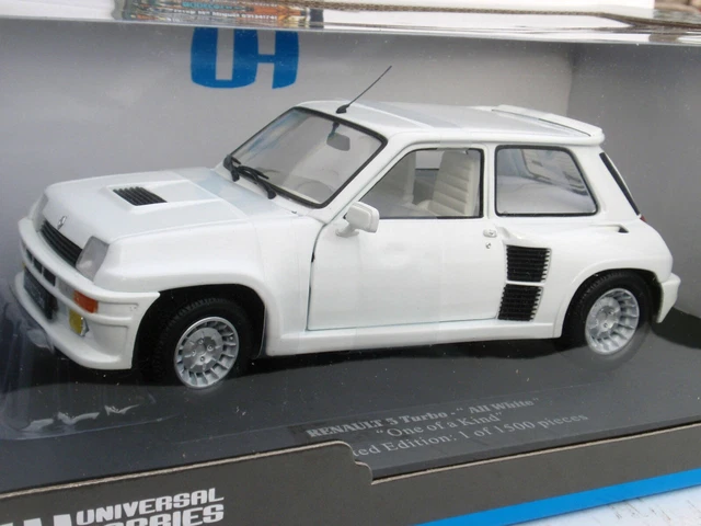 1/18 RENAULT 5 R5 Turbo All White One of a Kind UH 4547 Neuf Boite Edit ...