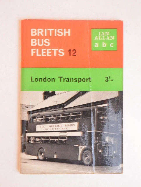 ABC IAN ALLAN British Bus Fleets 12 London Transport 1963 No ...