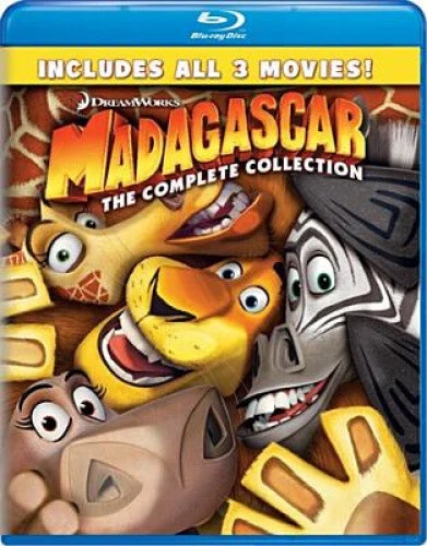 MADAGASCAR: THE COMPLETE Collection [Blu-ray] [Region 1] - DVD - New ...