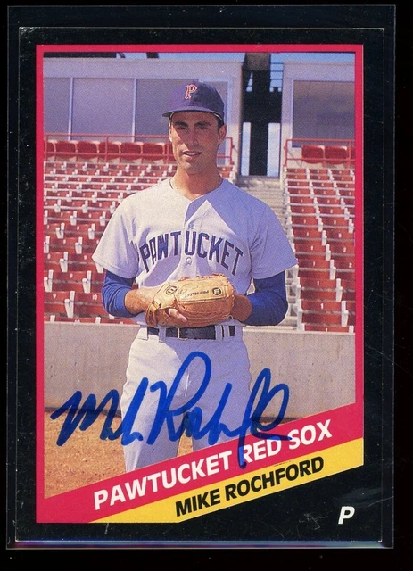 1988 PAWTUCKET RED Sox MIKE ROCHFORD carte signée autographe auto EUR 8 ...