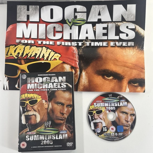 WWE - SUMMERSLAM 2005 (DVD) Wrestling Hogan V Michales + Poster £17.19 - PicClick UK