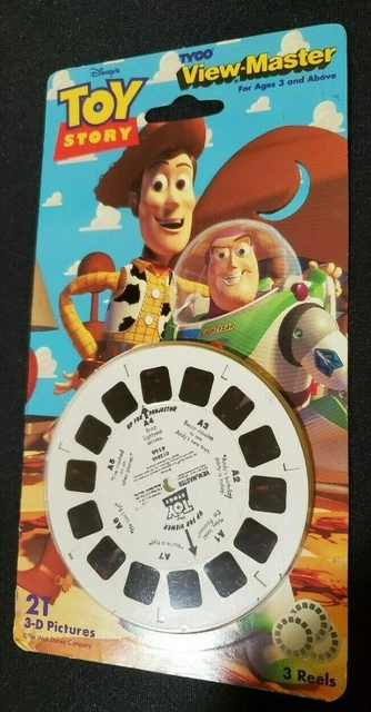 DISNEY PIXAR TOY Story View-Master 3 Reels Original Package Tyco ...