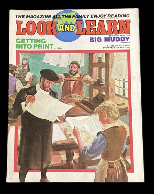 VINTAGE LOOK AND Learn Magazine No.911 Comic Book 7th Jul 1979 ...