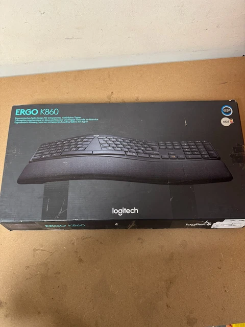 LOGITECH ERGO K860 YR0072 Wireless Ergonomic Split Keyboard Graphite ...