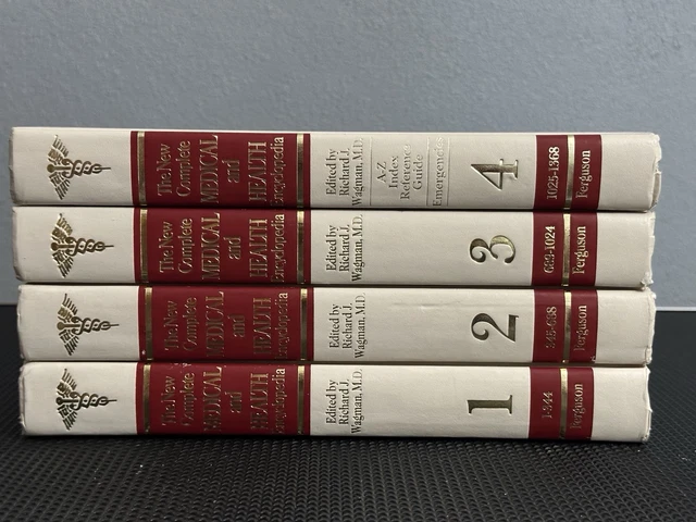 THE NEW COMPLETE Medical and Health Encyclopedia Volume 1-4 (Published ...