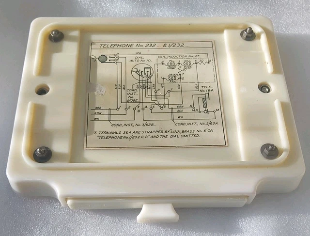 BAKELITE IVORY 232 base & GPO Insignia mirrored drawer £95.33 - PicClick UK