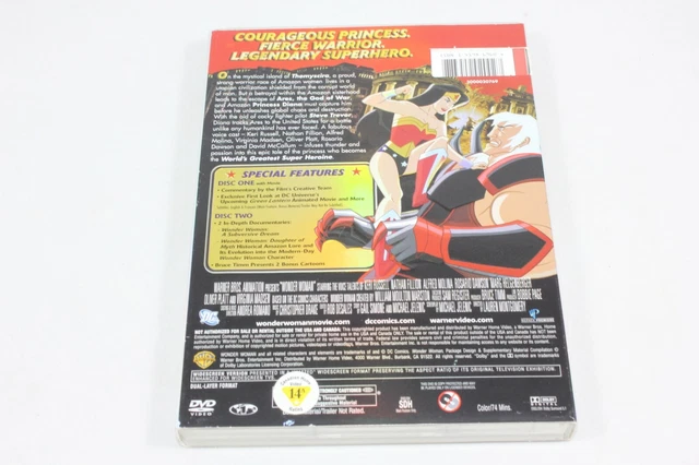 WONDER WOMAN ANIMATED Original Movie DVD DC Universe Special Edition ...