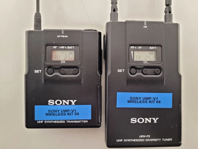 SONY UHF UTX-B2 Synthesized Transmitter & URX-P2 Diversity Tuner £275.00 - PicClick UK