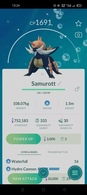 POKÉMON GO - Shiny Samurott ( Oshawott Evolution ) - T r a d e Go EUR 3 ...