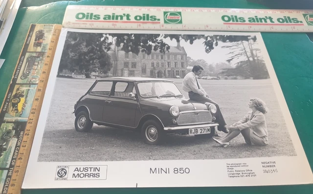 1960S AUSTIN MORRIS MINI 850 Original Factory Press Photo EUR 19,38 ...
