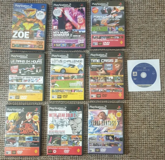 OFFICIAL PLAYSTATION PS2 Magazine Demo Discs Bundle £19.99 - PicClick UK