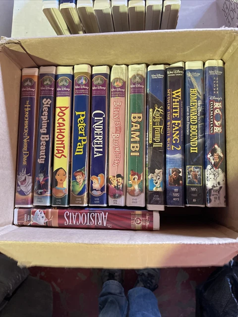 DISNEY VHS TAPES lot- Assorted Disney VHS Tapes. Whole Box. $82.30 ...