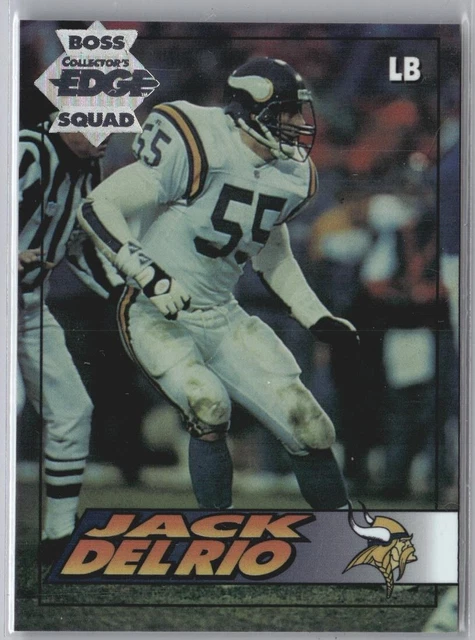 1994 COLLECTOR'S EDGE Boss Squad argent Jack Del Rio #121 EUR 2,38 ...