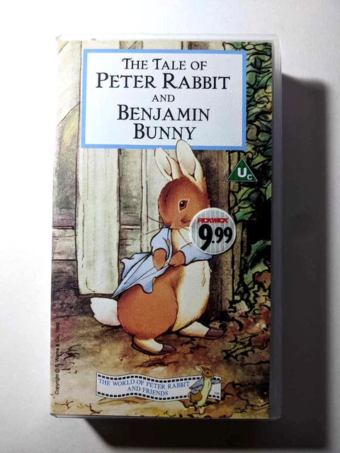 THE TALE OF Peter Rabbit And Benjamin Bunny VHS 1992 Beatrix Potter ...