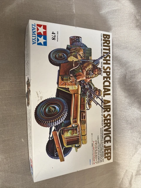TAMIYA - BRITISH Special Air Service SAS Jeep - Plastic Model Kit - 1/ ...