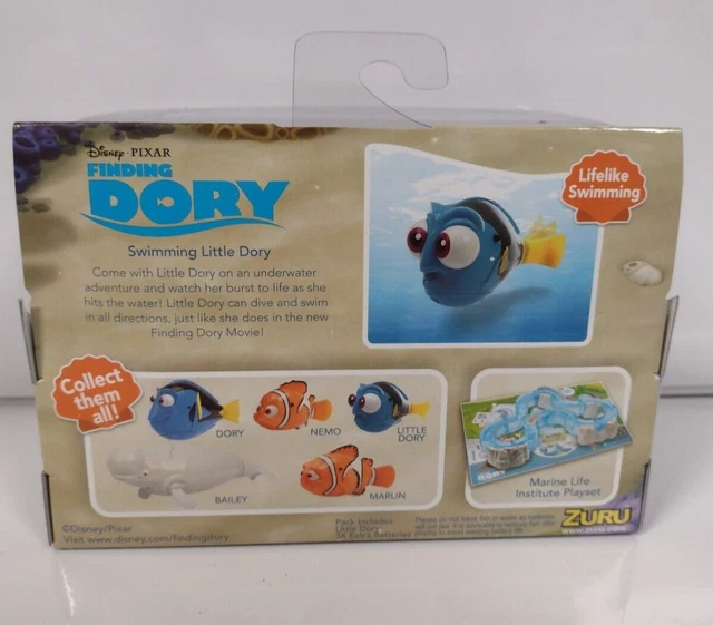 DISNEY PIXAR FINDING Dory Swimming Little Dory Mini Robo Fish Zuru £21. ...