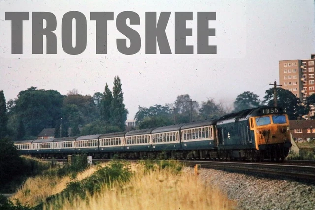 35MM SLIDE BR British Railway Diesel Loco Class 50 50038 1975 Original ...