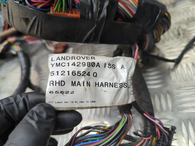 DISCOVERY 2 TD5 Main Wiring Harness Full Loom 10p Land Rover Manual ...