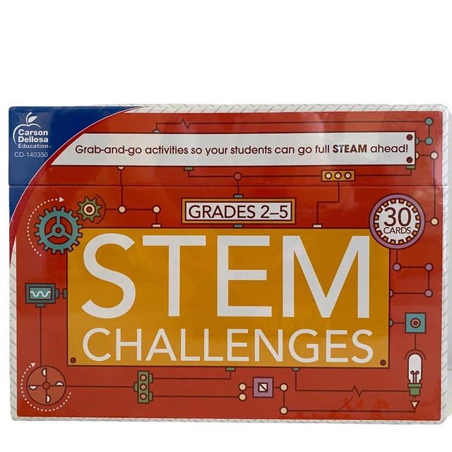 STEM CHALLENGES LEARNING Card Game Grade 2-5 Homeschool Mobile Learning ...