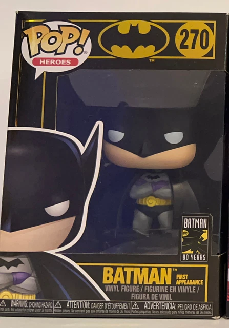 FUNKO POP! BATMAN: 80th Anniversary 270. Batman First Appearance $14.99 ...
