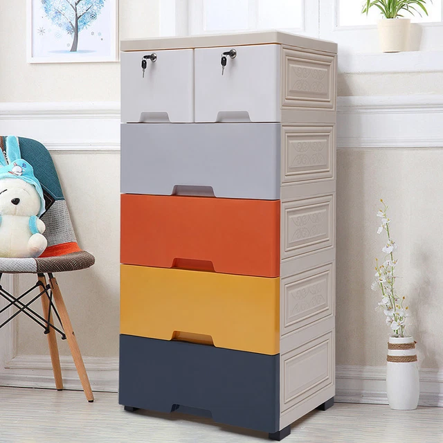 5-LAYER DRESSER STORAGE Cabinet Closet Organizer Bedroom Chest Drawers ...