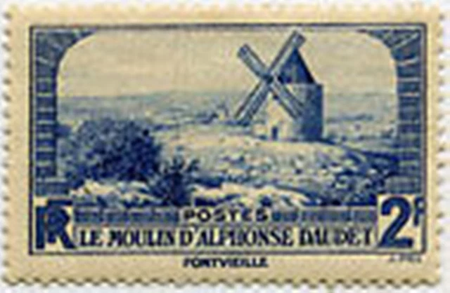 FRANKREICH STAMP BRIEFMARKE Yvert N. #311 " Der Moulin D'Alphonse ...