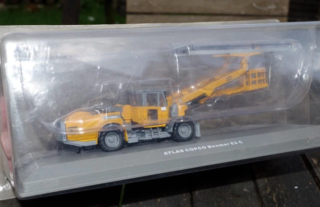 ATLAS COPCO BOOMER E2 C GRUE NACELLE HACHETTE 1/72 comme neuf en boite ...