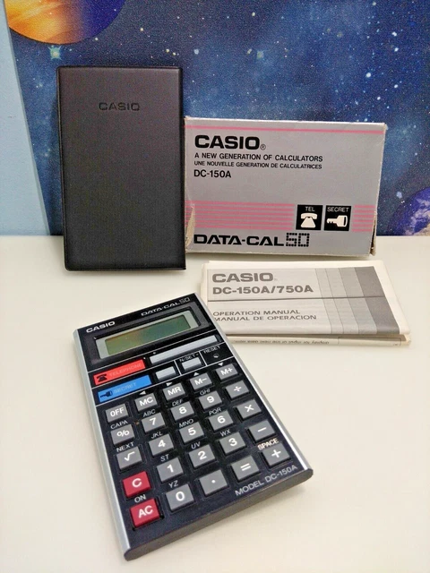 VINTAGE CASIO CALCULATOR Data Cal 50 Dc-150A £16.12 - PicClick UK