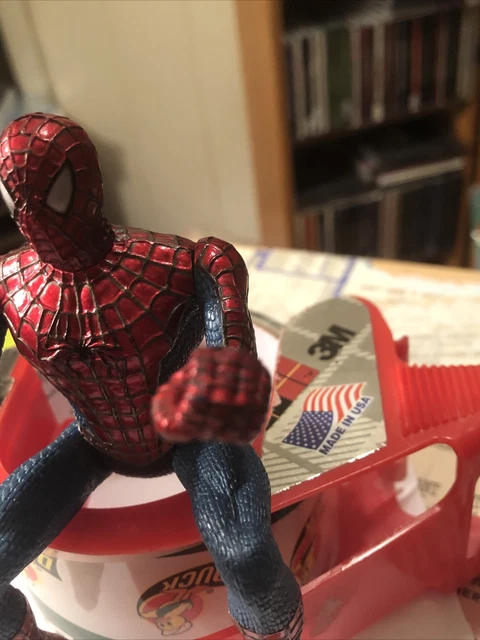 SPIDERMAN THE MOVIE Riding Sitting Position Action Figure 2002 Hasbro ...