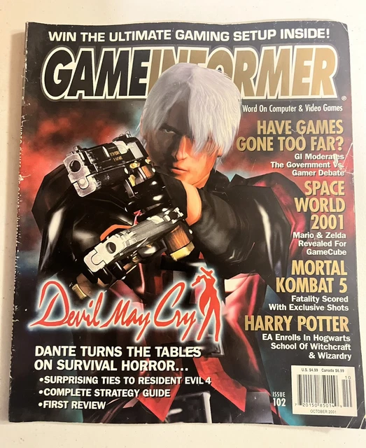 DEVIL MAY CRY Game Informer Magazine Issue #102 October 2001 McFarlane ...