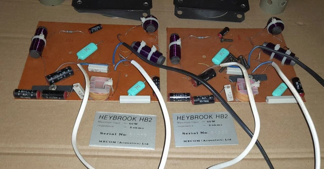 HEYBROOK HB2 PARTS. Audax Tweeters, Crossovers, Terminals, Badges ...