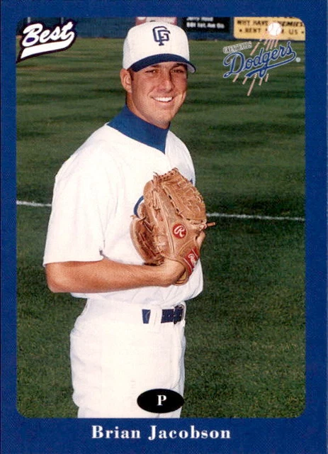 1996 GREAT FALLS Dodgers Best 17 carte de baseball Brian Jacobson ...