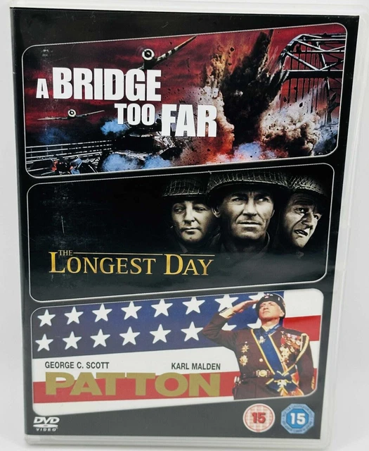 A BRIDGE TOO Far, The Longest Day & Patton DVD EUR 5,91 - PicClick IT